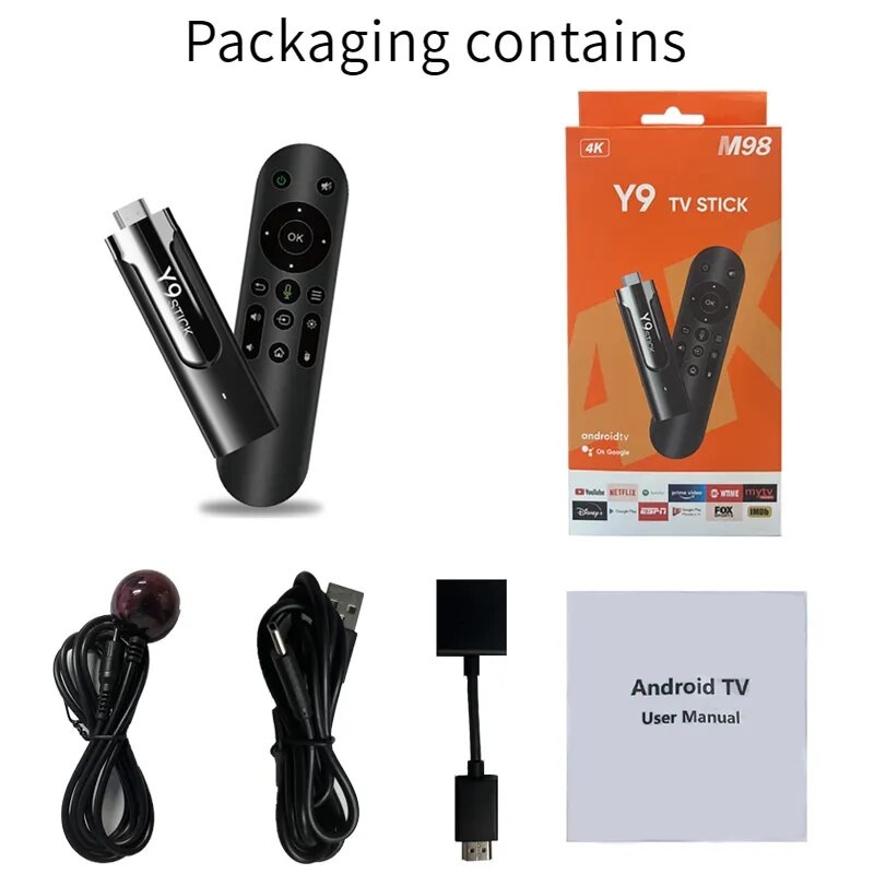 Google Certified Android 4K TV Stick for Projectors & TV 2GB 16G