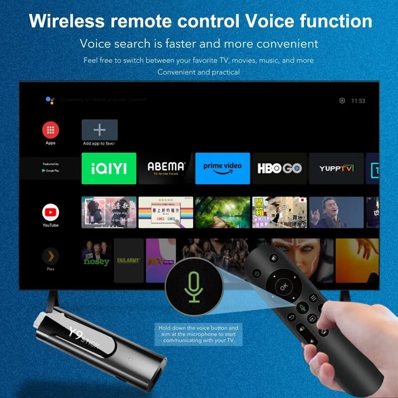 Google Certified Android 4K TV Stick for Projectors & TV 2GB 16G