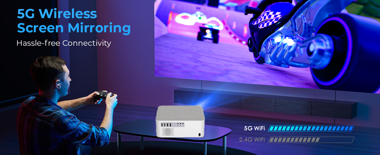 TOPTRO Ultrapix Smart Projector 16000 Lumen Android 11
