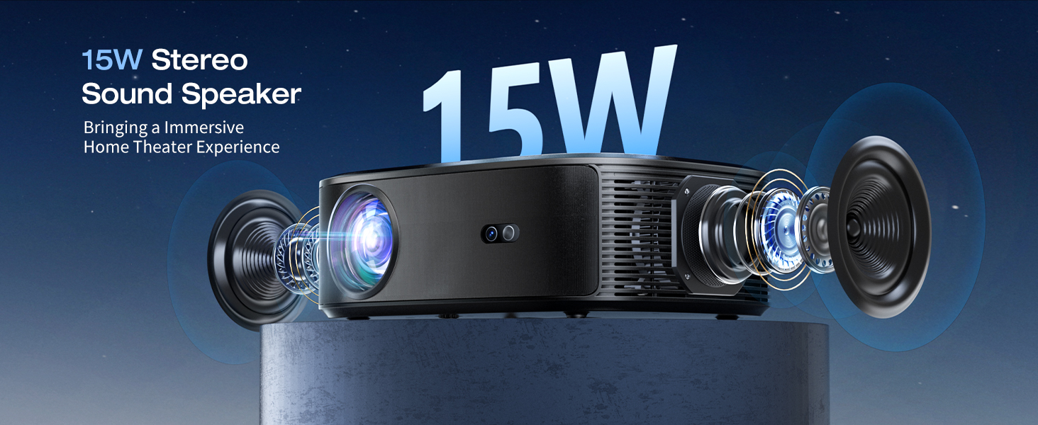 TOPTRO Q11 Max Auto Focus Projector 30000 Lumen Brightness