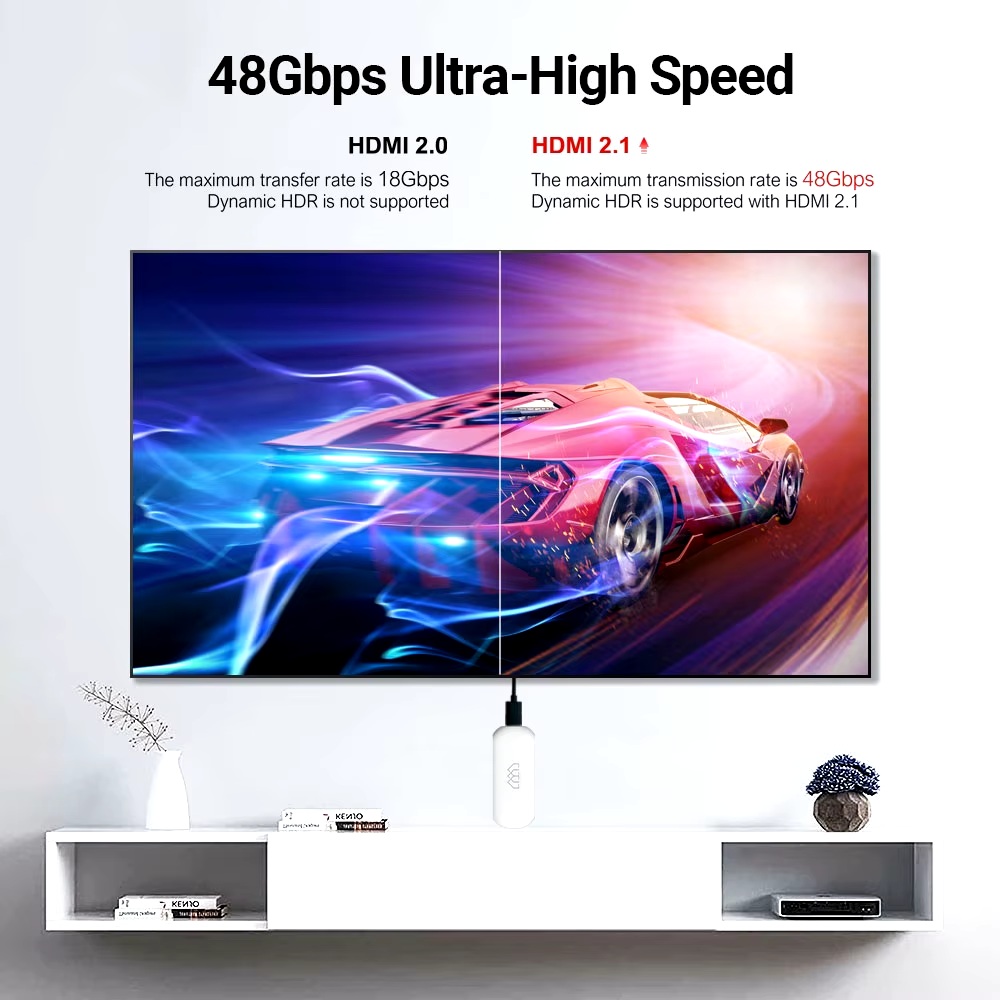 Netflix & Android TV Certified 4K TV Stick for Projectors & TV