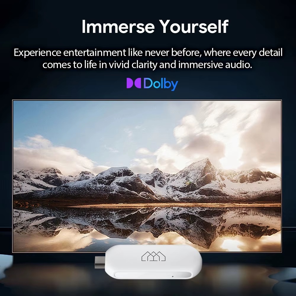 Netflix & Android TV Certified 4K TV Stick for Projectors & TV