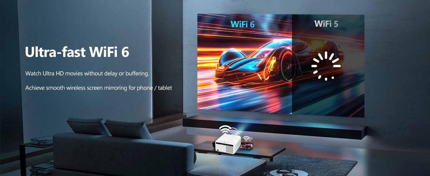 TOPTRO Legend Auto Focus Projector 26000 Lumen Brightness