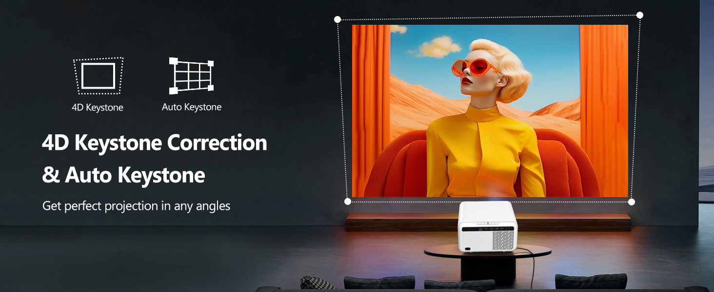 TOPTRO Legend Auto Focus Projector 26000 Lumen Brightness