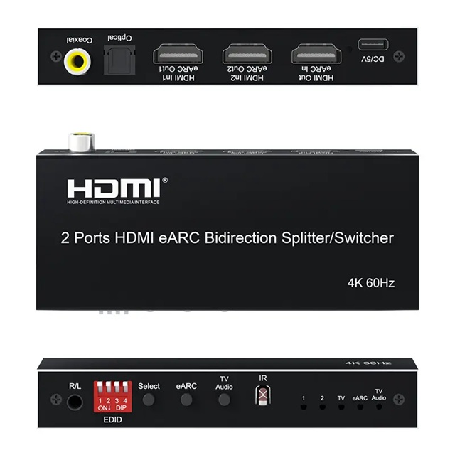 AUN HDMI AUDIO EXTRACTOR EARC/ARC 4K DOLBY - AUN Projectors Official Store